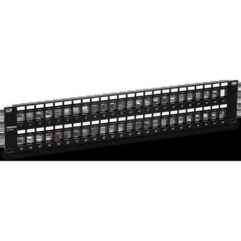 TRENDNET TC KP48 48 Port Blank Keystone Patch Panel CCTV NET
