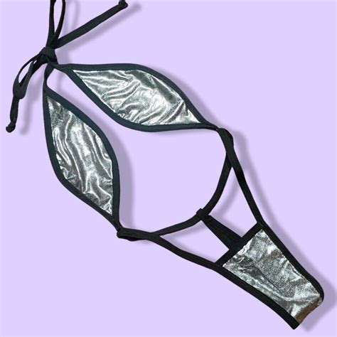 Exotic Dancewear Slingshot One Piece Swimsuit Monokini Bodysuit