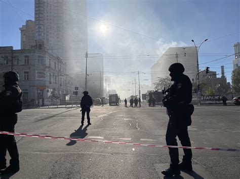 Видео и фото с места прилета дрона в Киеве Там побывала и Новости Украины