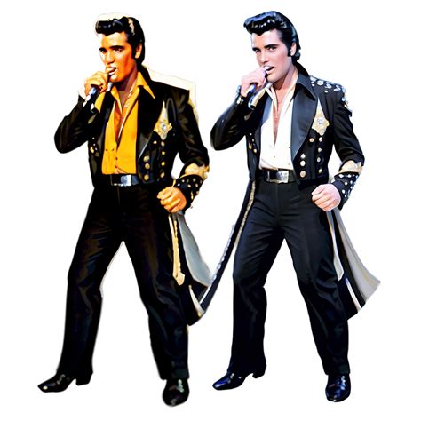 Download Cartoon Elvis Presley Png 06112024
