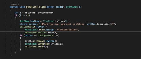 Solved Add Code That Uses LINQ To Find The Inventory Item To Chegg