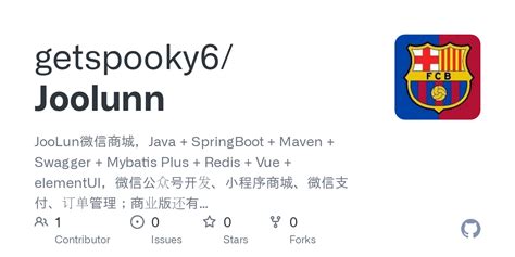 Github Getspooky6joolunn Joolun微信商城，java Springboot Maven Swagger Mybatis Plus