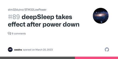 DeepSleep Takes Effect After Power Down Issue Stm Duino STM LowPower GitHub