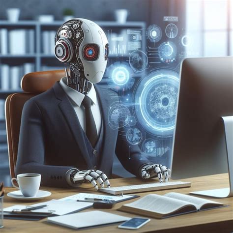 Premium Photo Futuristic Android Coder In 3d Leading The Charge In Highperformance Software