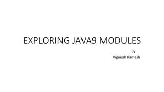 Java Platform Module System PPTX