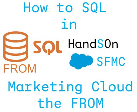 How To Sql Marketing Cloud From