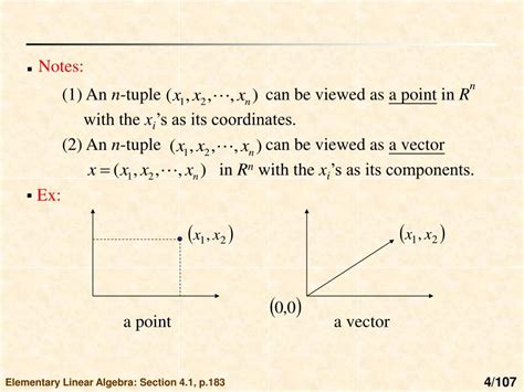 Ppt Chapter 4 Vector Spaces Powerpoint Presentation Free Download