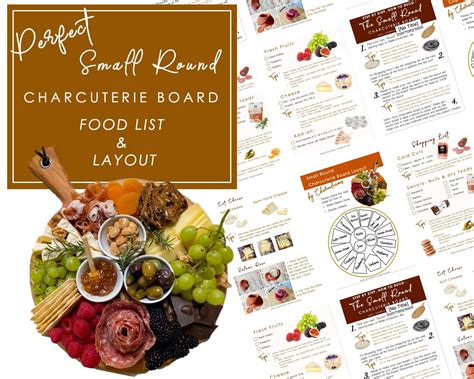 Perfect Small Round Charcuterie Board List And Layout Guide Template