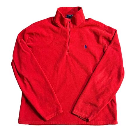 Vintage 1990s Polo Ralph Lauren Embroidered Fleece Depop