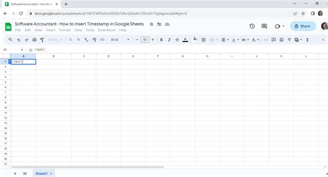How To Quickly Insert Timestamp In Google Sheets Software Accountant
