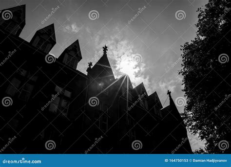 Typical Roof And Sun Diffraction Stock Image Image Of Building City 164750153