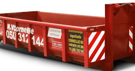 Gipshoudend Afval 8m³ Containerverhuur Remondis Corneillie