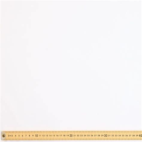 Semco 112 Cm Cotton Poplin Fabric White