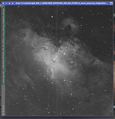 Unusual Linear Artifacts On Stacked Ha Image 533mm Beginning Deep Sky Imaging Cloudy Nights