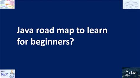 Java Road Map To Learn For Beginners Youtube