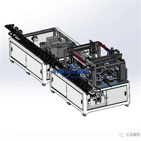 手机盒子高速全自动包装机 3d 2d工程图 非标设备 自动化设备 工业智联 商业新知