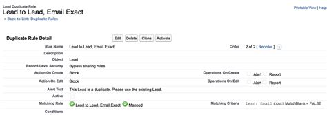 How To Activate Salesforce Duplicate Rules