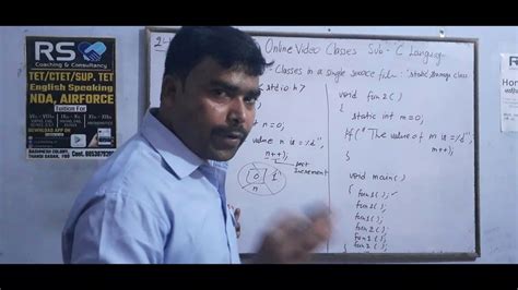 Using Of Static Storage Class In C L 7 Youtube