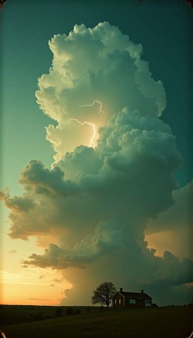 Free Thunderhead At Dusk Photo Thunderhead Cumulonimbus Storm Download At Stockcake