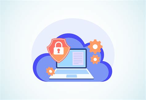 Cloud Computing Security Design Concept Graphic By Makhondesign