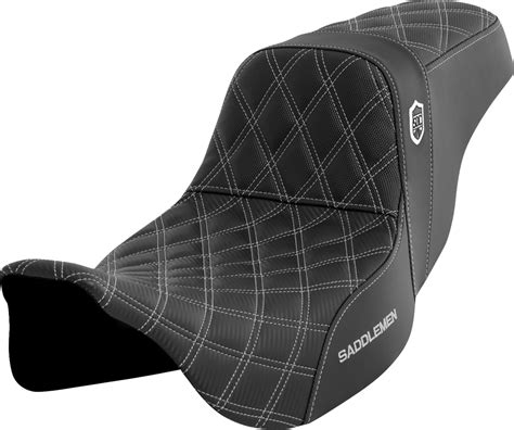 Saddlemen Pro Series Sdc Performance Seat Wo Backrest Silver Stit