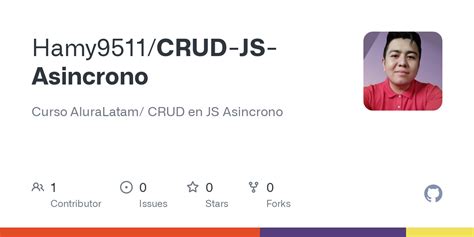Github Hamy9511crud Js Asincrono Curso Aluralatam Crud En Js Asincrono