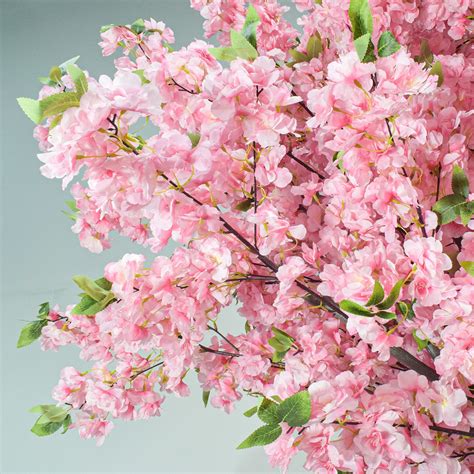 Copac Artificial Cires Japonez Sakura Fara Ghiveci Naimeed D5652 308x218 Cm Roz Emag Ro
