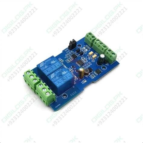 7 24v Modbus Rtu 2 Way Relay Module Switch Inputoutput Rs485ttl Anti Digilogpk