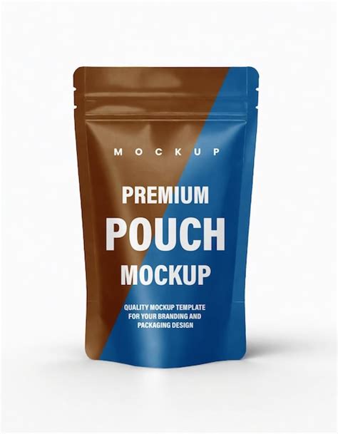 Pouch Mockup Premium Ai Generated Psd