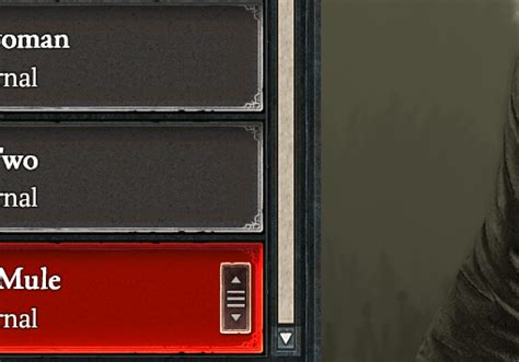 Char Menu Issue Rdiablo4