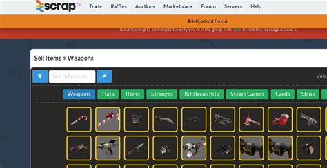 Scraptf Isnt Let Me Trade Method Not Found Rtf2