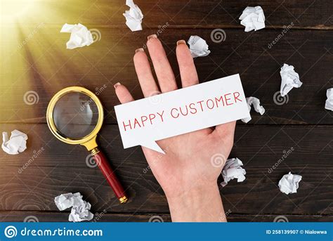 Inspiration Showing Sign Happy Customer Business Idea Highest Satisfaction Rate With The