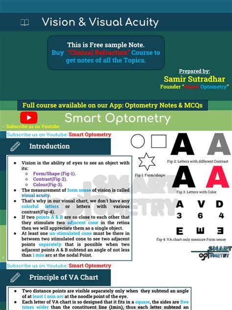 Vision And Visual Acuity Smart Optometry Pdf Visual Acuity