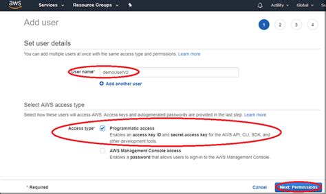 CREATING AN AWS CONNECTION