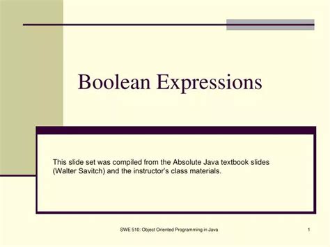 Ppt Boolean Expressions Powerpoint Presentation Free Download Id4290336
