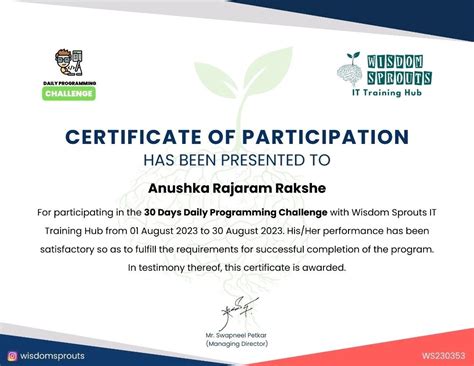Anushka Rakshe On Linkedin Certificateofcompletion Programming