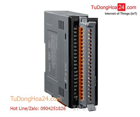 Module CANopen Slave 6 kênh AI 2 kênh AO 2 kênh DI 1 kênh DO ICP DAS CAN 2026C Tự động
