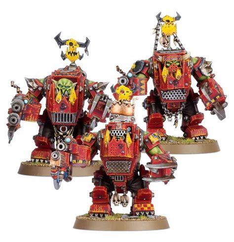 Orks Meganobz Big Mek In Mega Armour Gry Bitewne Orks