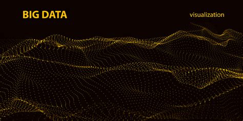 큰 데이터 시각화 3d 기술 파입니다 분석 표현입니다 디지털 배경입니다 사물 인터넷에 대한 스톡 벡터 아트 및 기타 이미지 사물 인터넷 소음 개념 Istock