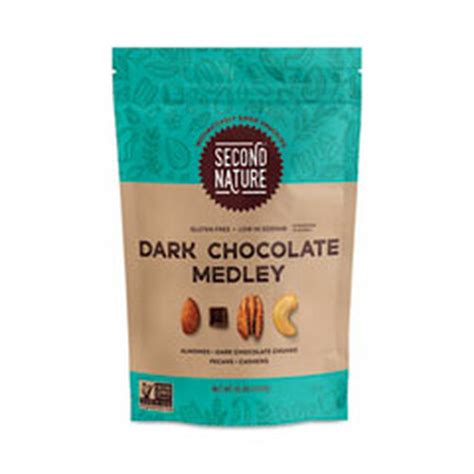 Second Nature Dark Chocolate Medley Trail Mix 26 Oz Resealable Pouch
