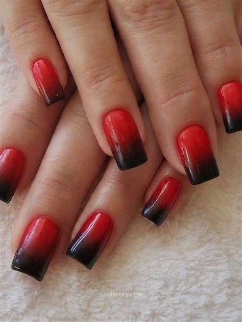 35 Red Black And White Nail Designs