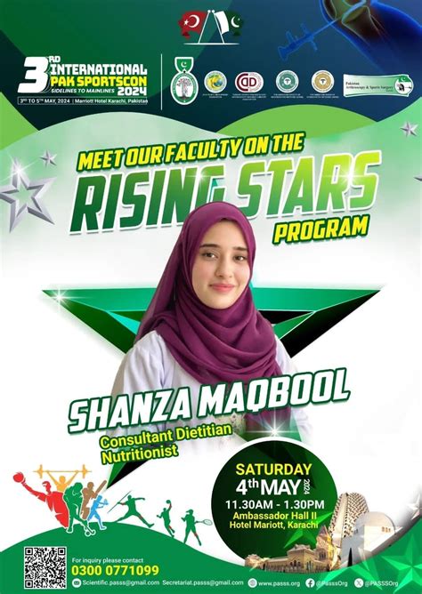 Shanza Maqbool Rdn On Linkedin Sportsnutrition Athleteperformance Paksportscon2024 Passs