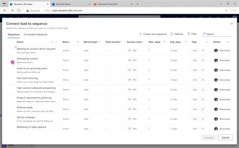 Support Parallel Working With Multiple Sequences In Dynamics 365 Sales Microsoft Dynamics 365 Blog