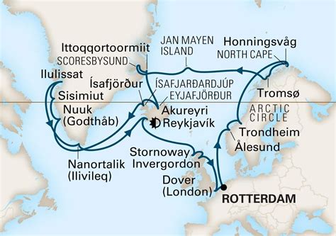 Arctic Circle Crossing Greenland And Iceland Holland America 28