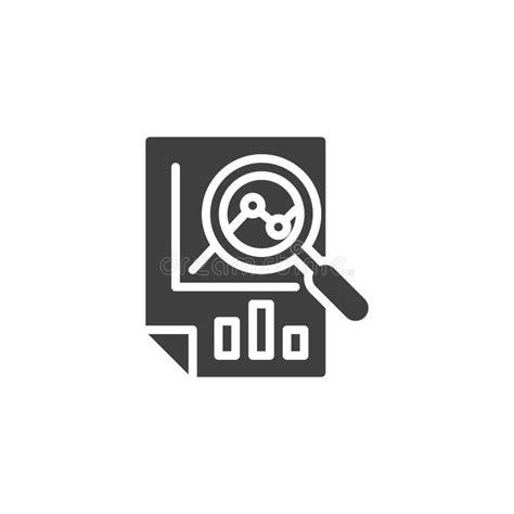 Analysis Vector Icon Stock Vector Illustration Of Information 256787585