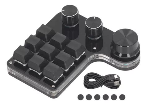 Mini Keypad Key Control Knobs Customizable Red Rgb Led MercadoLibre