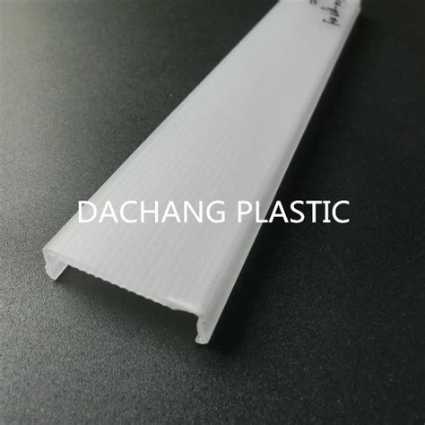 Matte Frosted Polycarbonate Diffuser For Led Aluminum Profile