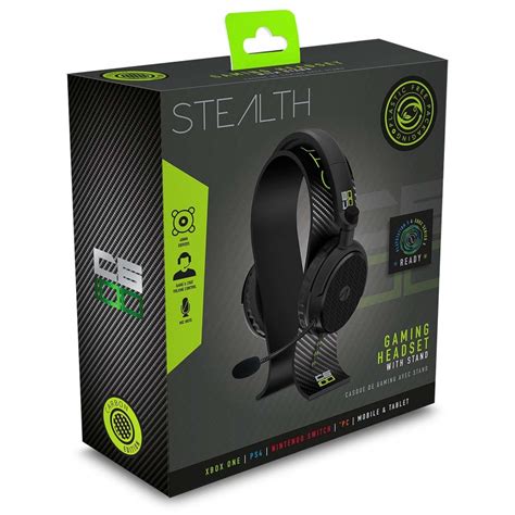 Buy Stealth C6 100 Stereo Gaming Headset And Stand Blackgreen
