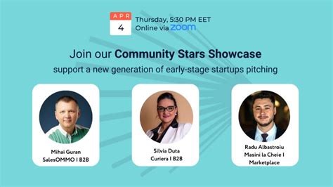 Seedblink On Linkedin Mark Your Calendars For The Community Stars Showcase On 4th April Where…
