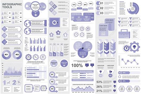 Bundle Infographic Elements Data Visualization Vector Design Template Banner Template Download